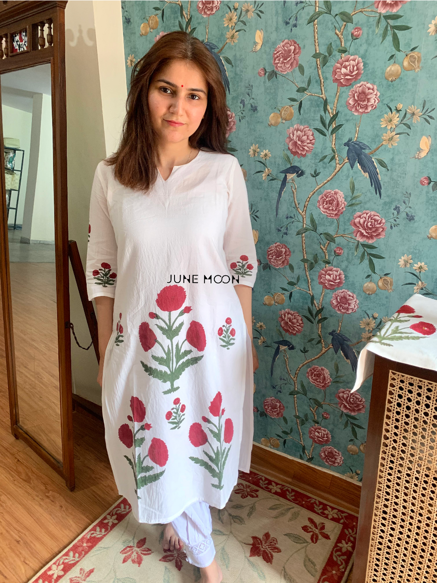Meher - Block Printed Kurta – June Moon