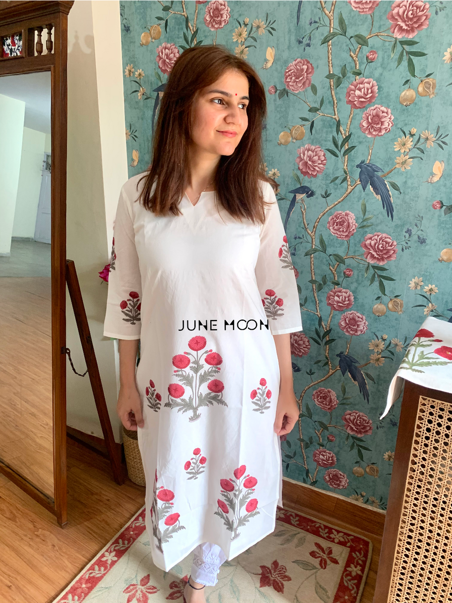 Meher - Block Printed Kurta – June Moon